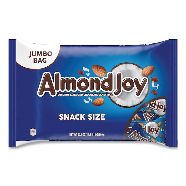 Almond Joy Snack Size Candy Bars, 20.1 oz Bag 4265 | Zoro