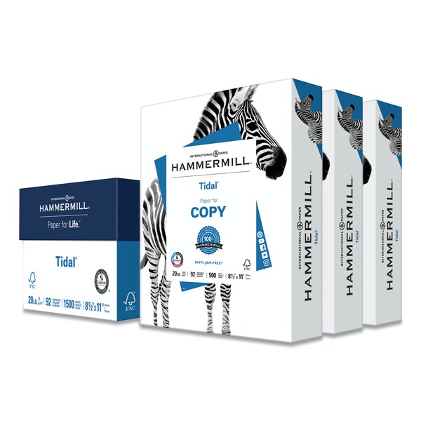 Hammermill Hammermill Printer Paper, 20lb Tidal, 92 Bright, 8.5x11, 3 ...