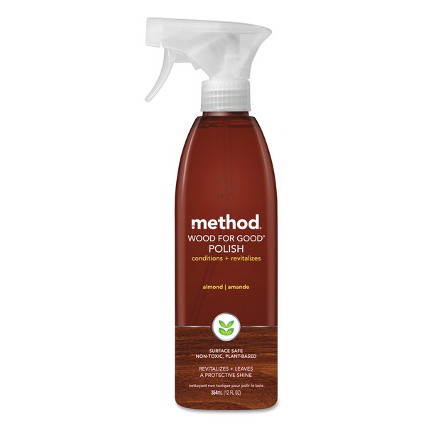 Method Wood Polish, Liquid, 12 oz MTH00086 | Zoro
