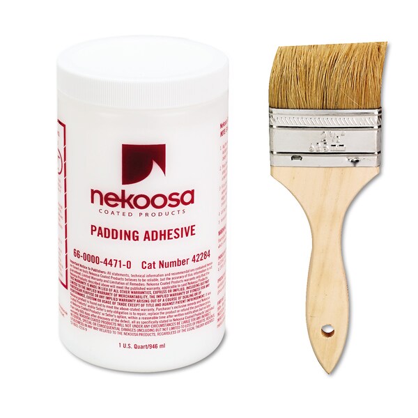 Nekoosa 42284 $58.56 Fan-Out Padding Adhesive, 32 oz, Dries Clear ...