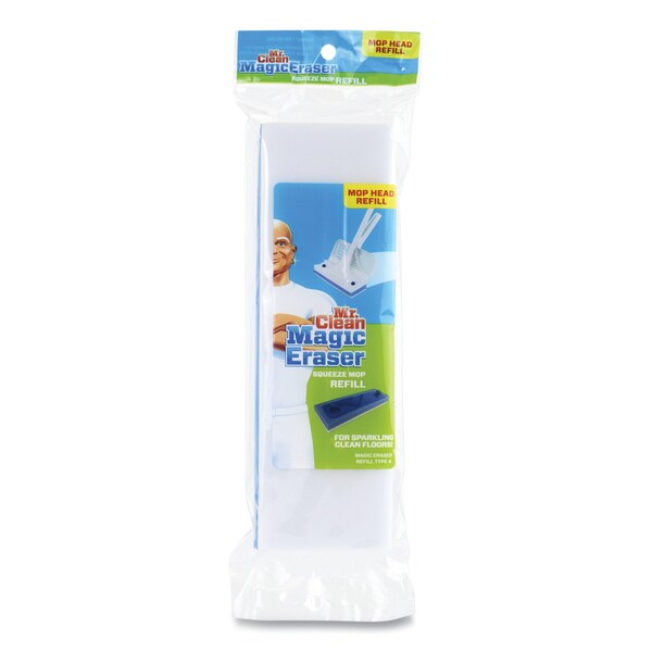 Mr. Clean Magic Eraser Squeeze Mop Refill, Foam, 9.9 x 3.4 x 1.6, White ...