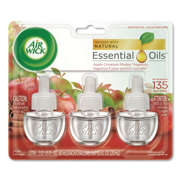 Air Wick Scented Oil Refill, Warming - Apple Cinnamon Medley, 0.67 oz ...