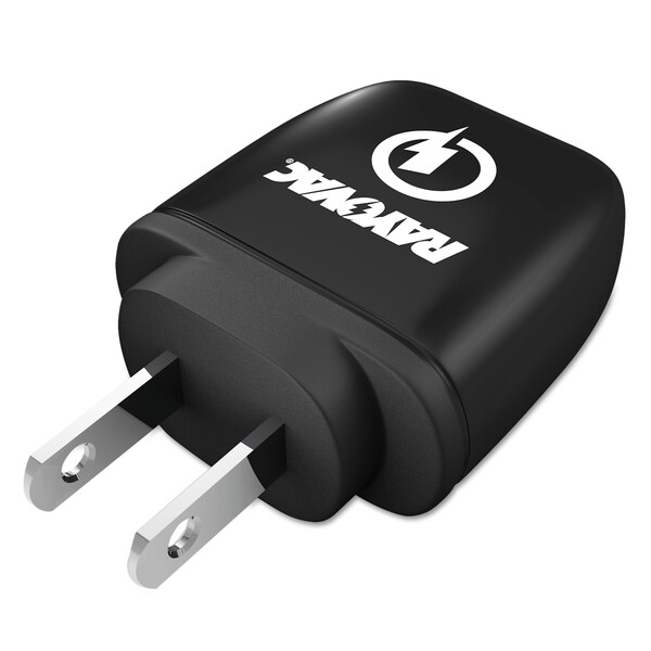 Rayovac Single USB Wall Charger, 1 USB Port, Black PS101E | Zoro