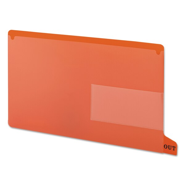 Smead Colored Poly Out Guides with Pockets, Poly, Legal, Red, PK25 ...