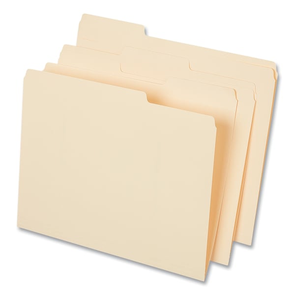 Universal Top Tab File Folders, 1/3-Cut Tabs: Assorted, Letter Size, 0. ...