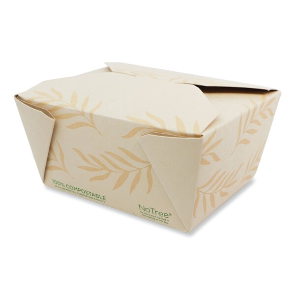 World Centric No Tree Folded Takeout Containers, 26 oz, 4.2 x 5.2 x 2.5 ...