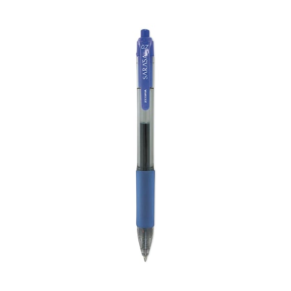 Zebra Pen Sarasa Dry Gel X20 Gel Pen, Retractable, Medium 0.7 mm, Blue ...