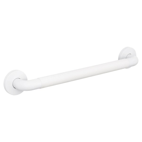 Evekare Concealed, 16" X 1-1/4" ABS ADA Compliant Grab Bar In White ...