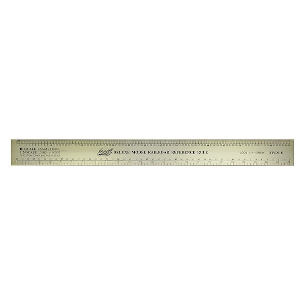 Excel Blades 12 in. Deluxe Scale Model Ruler 55778IND | Zoro