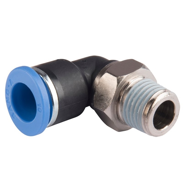 Fipa 90 Degrees elbow screw coupling, Da: 10 mm, G1/4-male 30.113-G | Zoro