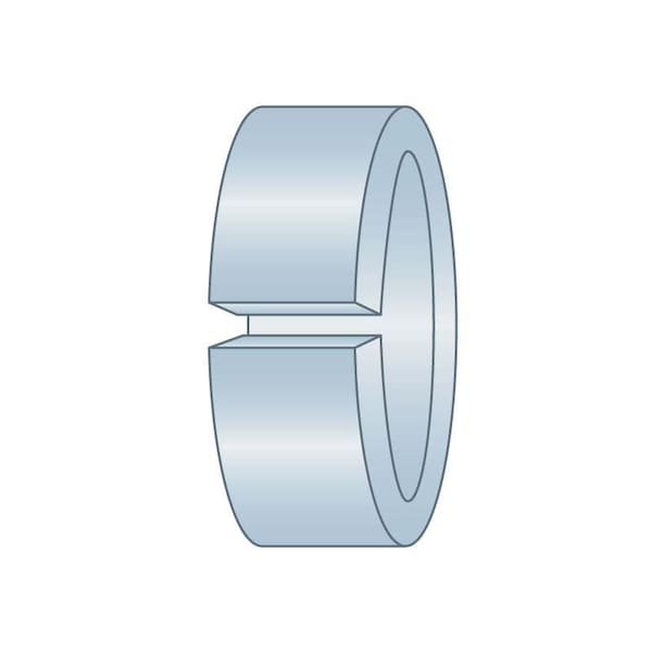 Spirol Pipe Spacer, 3/8 in Screw Size, Zinc Clear Trivalent High Carbon ...