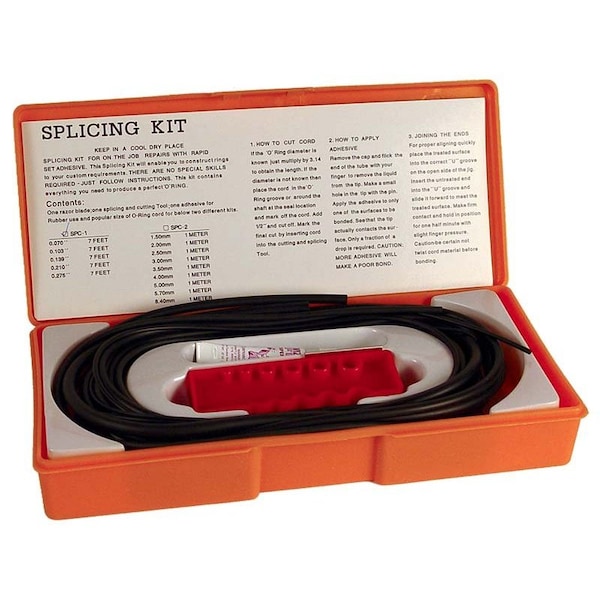 Huyett O-Ring Splicing Kit, Buna-N, 8 pcs. DISP-ORSPLICE | Zoro
