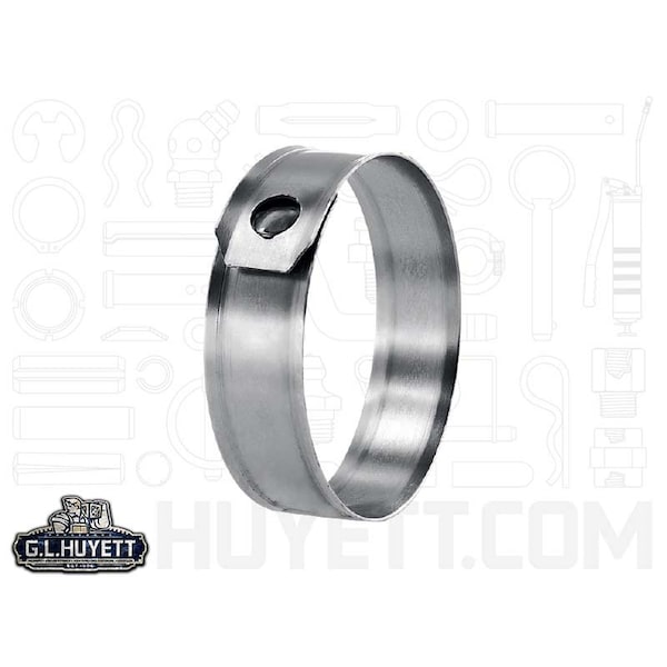Oetiker Hose Clamp Low Profile ER M6.2-6.7 SS HCLPER-0067-SS/B | Zoro