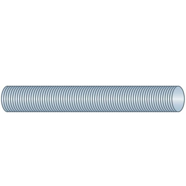 Huyett Threaded Rod, 1/4"-20, Zinc Plated Finish TCZ-0250-36 | Zoro