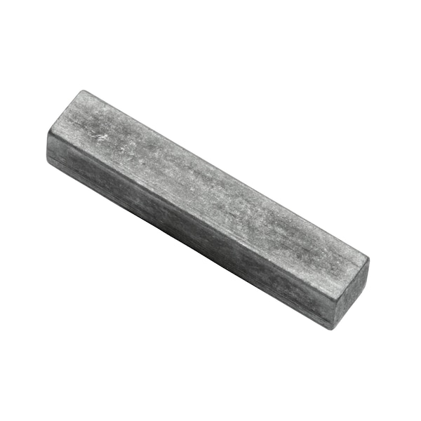 Huyett Oversized Machine Key, Square End, Carbon Steel, Plain, 1 in L ...