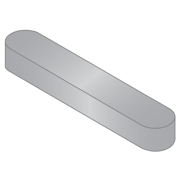 G.L. Huyett Undersized Round End, Stainless Steel, Plain, M56.000 L, 10 ...
