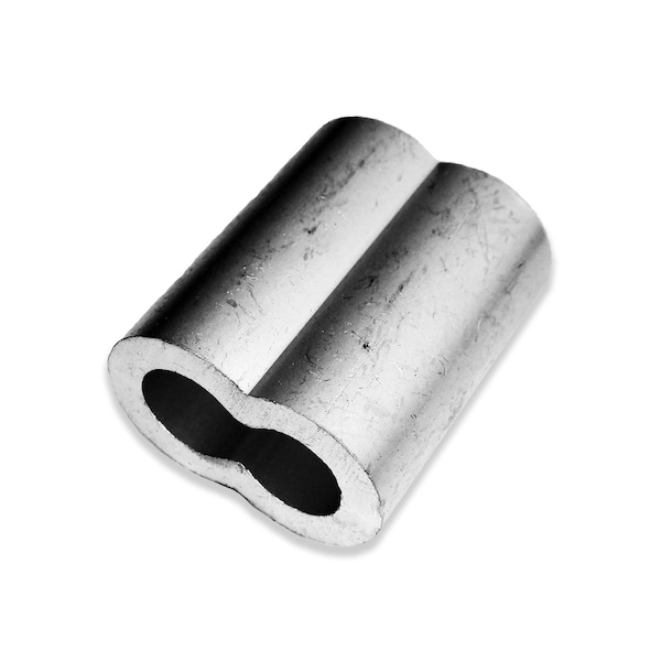 Aztec Lifting Hardware Sleeve, Wire Rope, 1/8, Crimp, Aluminum ASC018 ...