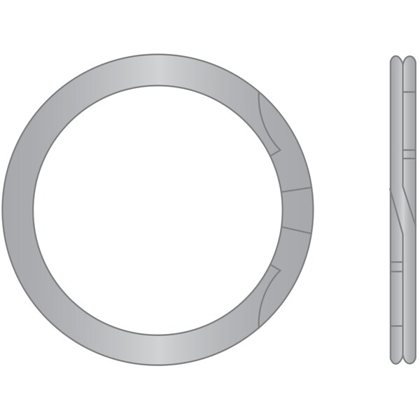 Huyett Internal Retaining Ring, 18-8 Stainless Steel, Plain Finish, 3. ...