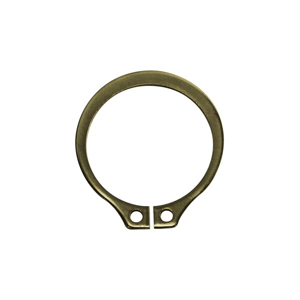 Rotor Clip External Retaining Ring, Steel Zinc Yellow Finish, 4-3/4 in ...