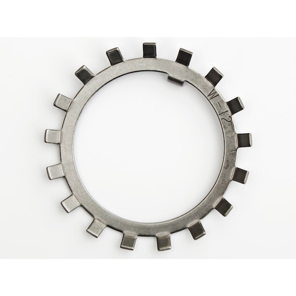 Huyett External Tooth Lock Washer, Steel, Plain Finish W-21 | Zoro