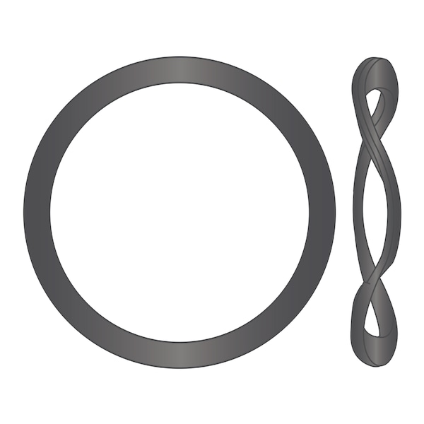 Huyett Wave Washer, Steel, Plain Finish WW3-6550-061 | Zoro