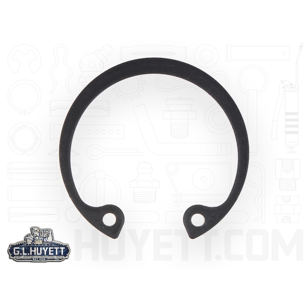 Rotor Clip Internal Retaining Ring, Steel, Black Phosphate Finish, 0. ...