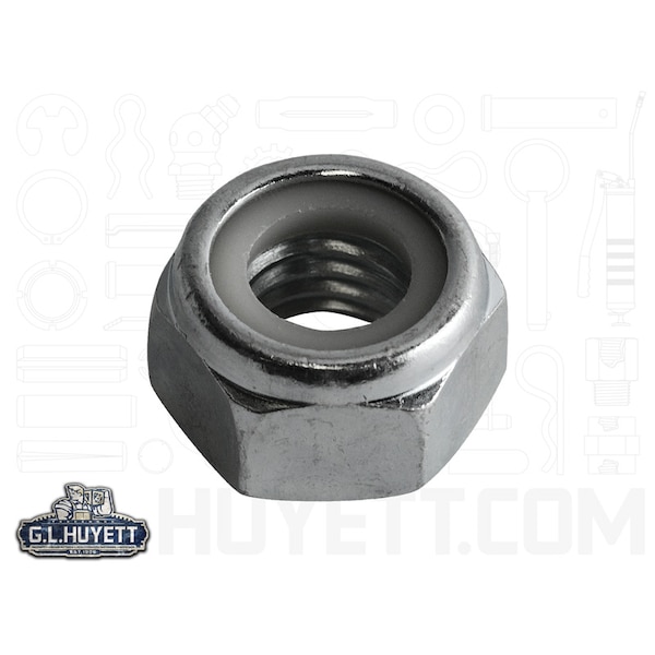 Huyett Lock Nut, M12, Nylon LNUTM-012 | Zoro