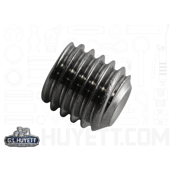 Huyett Hex Socket Set Screw M6x1 x 6 SS PL SETMS-12-0606 | Zoro