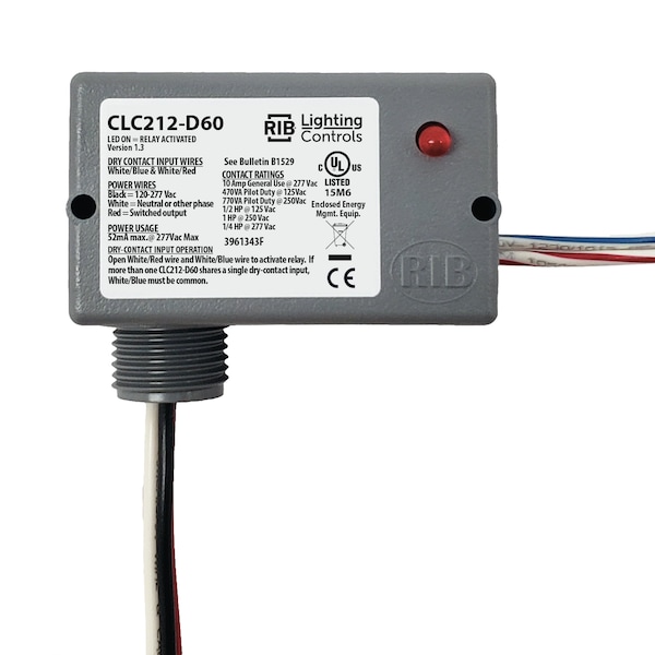 Functional Devices-Rib Closet Light Controller Relay, 60 Minute Delay ...