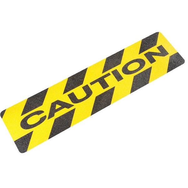 Jessup Anti-Skid Pre-Cut "Caution" Strip 3360-6x24-Caution | Zoro