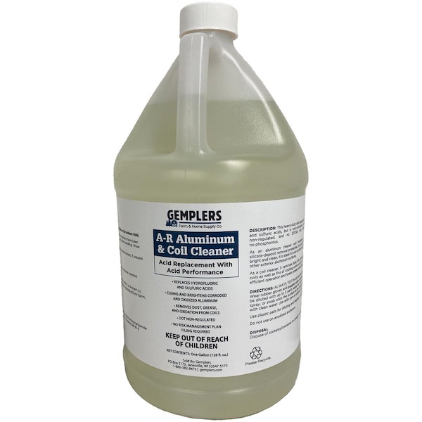 Gemplers A-R Aluminum & Coil Cleaner, 1 gal 104 | Zoro