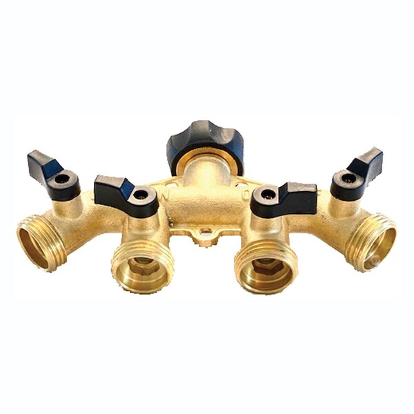 Underhill Underhill 4 Way Hose Tap Valve A-HB4 | Zoro
