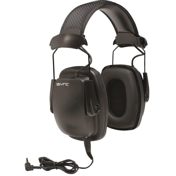 Honeywell Electronic Ear Muff, 25dB, Bk, 3.5mm Jack 301104 30110 ...