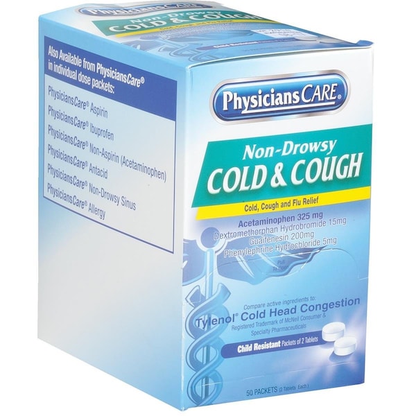 Physicianscare PhysiciansCare Cold & Cough Complete 90092-005 | Zoro