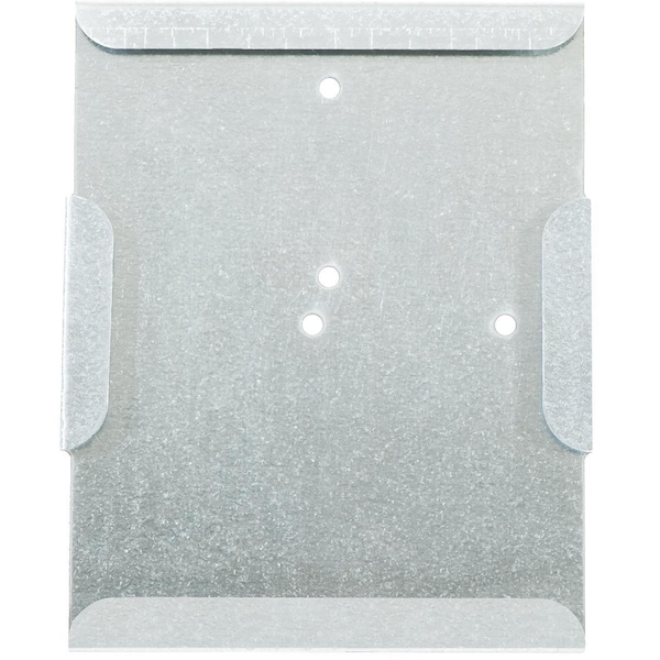Col-Met Galvanized Sign Holder with Mounting Holes 54FP | Zoro