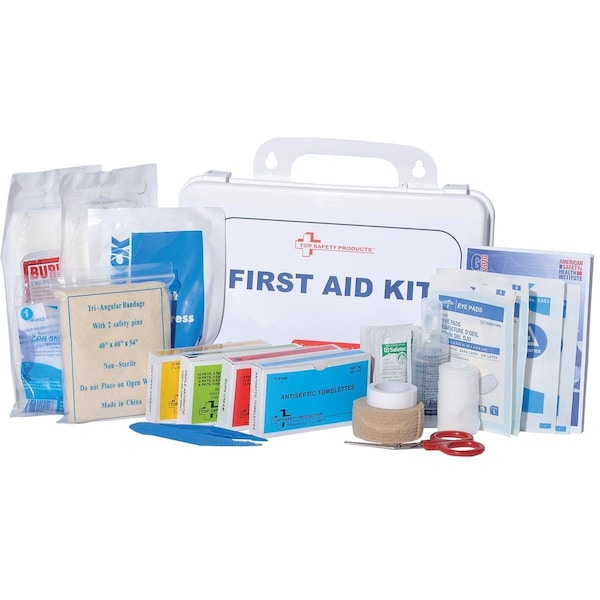 Top Safety ANSI-Compliant 16-Unit Class-A First Aid Kit 640-500 | Zoro