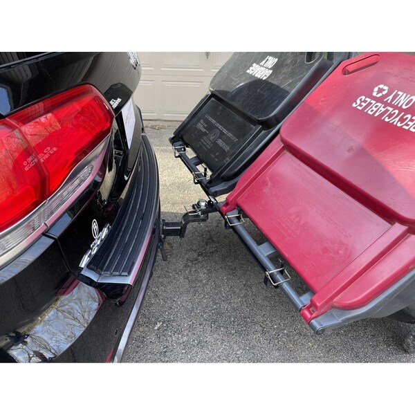 Garbage Commander Dual-Can Garbage Can Hauling Hooks, Ball Mounted DB ...
