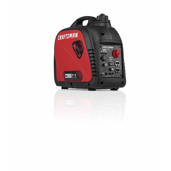 Craftsman Portable and Inverter Generator, 1,700 W Rated, 2,200 W Surge ...