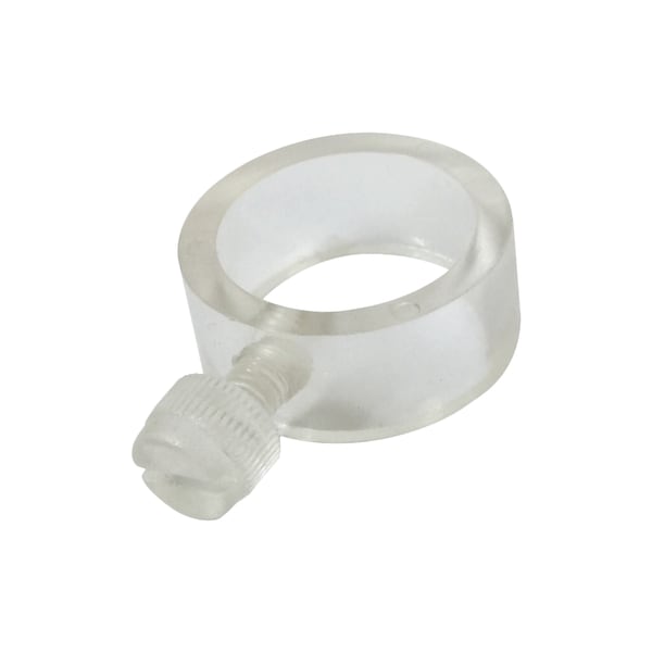 Global Flags Unlimited Clear Plastic EZ Mount Flag Ring 0.75" 204250 | Zoro