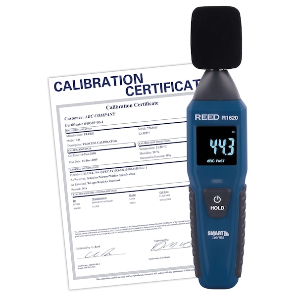 Reed Instruments REED Sound Level Meter, Bluetooth Smart Series ...