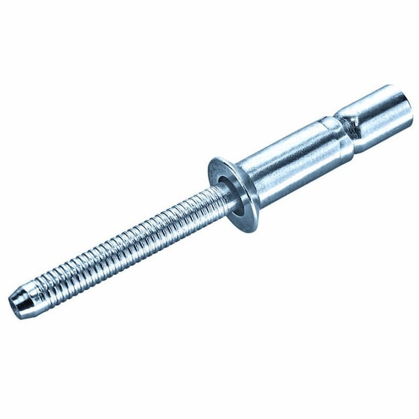 Goebel Blind Rivet, Countersunk Head, 3/16 in Dia., Steel Body, 250 PK ...