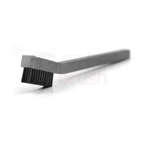 Gordon Brush 3 x 11 Row 0.003 SS Wire and Aluminum Handle Hand-Laced ...
