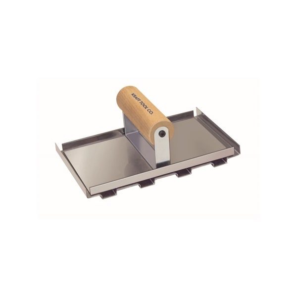 Kraft Tool Texas Curb Ramp Groover, 8"x10-3/8 CF095PF | Zoro