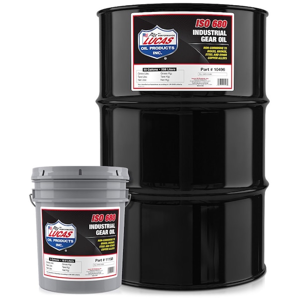 Lucas Oil Industrial Gear Oil Iso 460/1x1/55 galo 10806 | Zoro