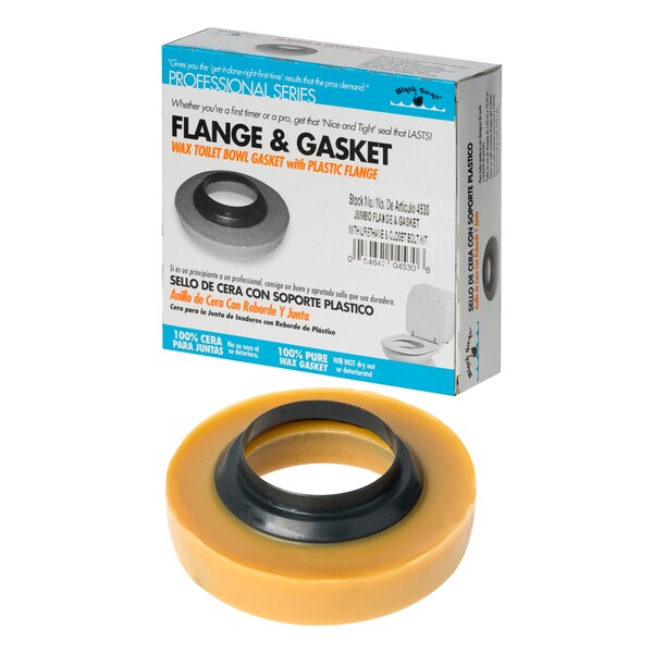 Black Swan Jumbo Flange & Gasket with Urethane W/Bolts 04530 | Zoro