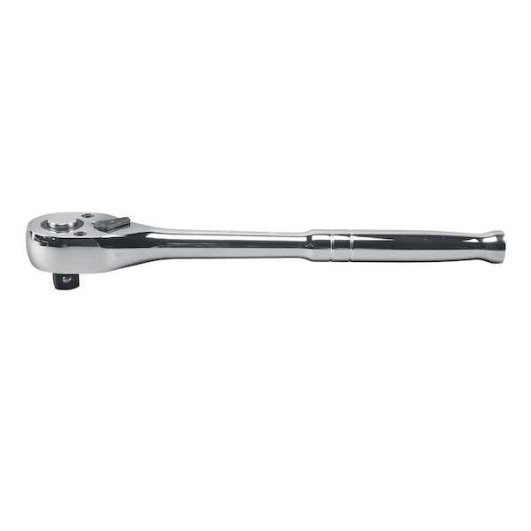 KLEIN TOOLS 1/2" Drive, 72 Teeth, Round Hand Ratchet, 10", Chrome ...