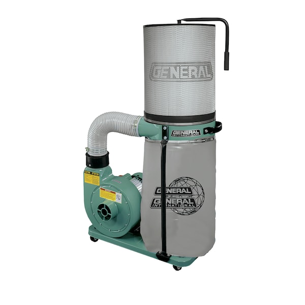 General International Dust Collector 1HP Industrial 10-005 M1 | Zoro