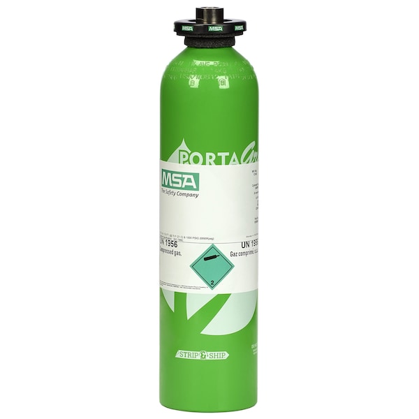 Msa Safety Cylinder, Calibration, Gas, 116 L 10150595 | Zoro