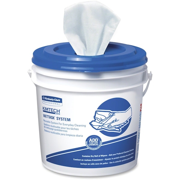 Kimtech WypAll Critical Clean WetTask Wipers for Bleach, Disinfectants ...