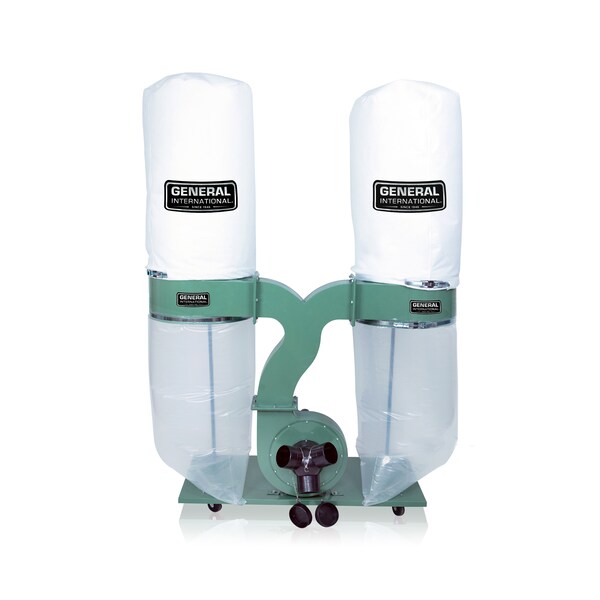General International Dust Collector 2.5 HP, 18Amp 120V 1Phase 10-210 ...